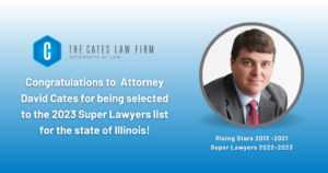David Cates is Selected to the 2023 Super Lawyers List for Illinois